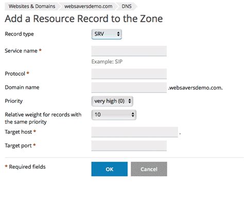 How To Add Or Edit A Dns Record In Plesk Websavers