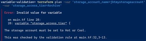 Performing Terraform Variables Validation With Azure Examples Jeff