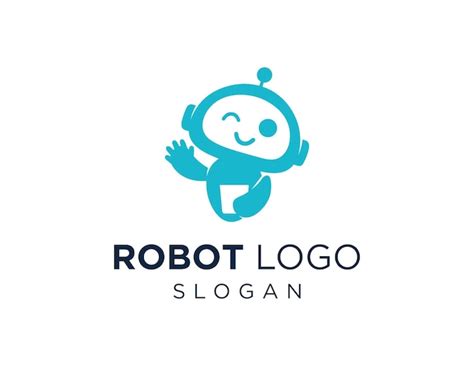 Premium Vector Robot Logo Design