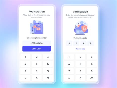 Dribbble Otp Verification Png By Amir Islam