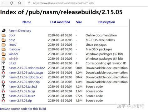 windows11 NASM下载安装简单测试 知乎