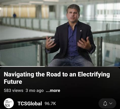 Tcs Gm Tata Collaboration Electrification Innovation Sustainability Srivatsa Srikant