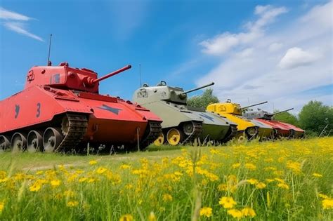 Premium Ai Image Military Or Army Tank Ready To Attack And Moving