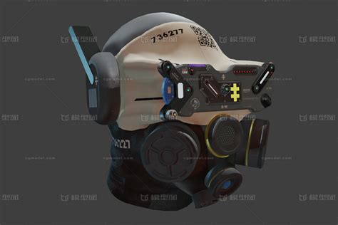 Pbr次世代 科幻头盔模型 防具模型库 Blenderblend模型下载 Cg模型网