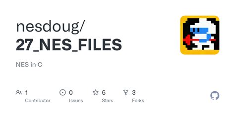 GitHub Nesdoug NES FILES NES In C