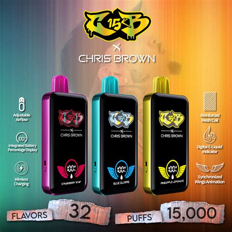 Buy Chris Brown Cb15k 15000 Puff Disposable Vape Online