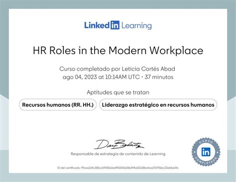 Leticia Cortés Abad On Linkedin Certificate Of Completion