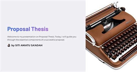 proposal thesis