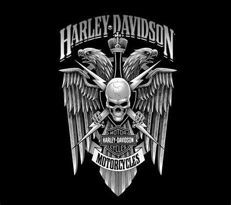 Harley Davidson Logo Hd Wallpapers Wallpaper Cave