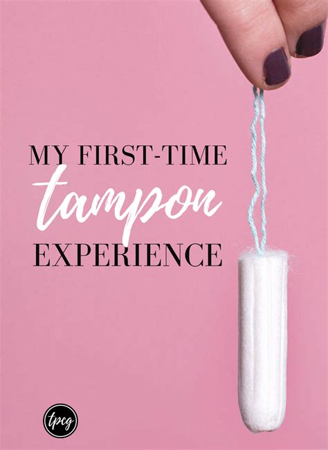 My Experience Of Using A Tampon For The First Time The Pretty City
