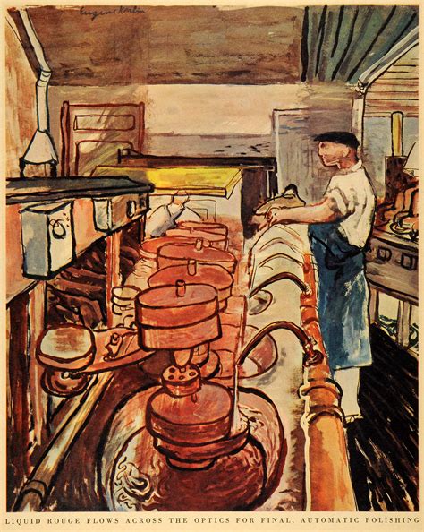 1943 Print Eugene Karlin Universal Camera Liquid Rouge Industry Fz7 Period Paper Historic Art Llc