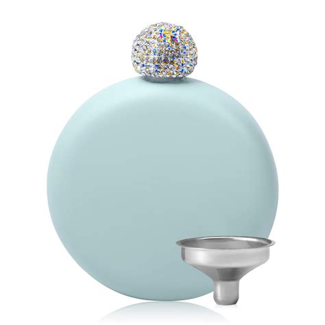 Imucci Round Hip Flask For Women 304 Stainless Steel Hip Flask For