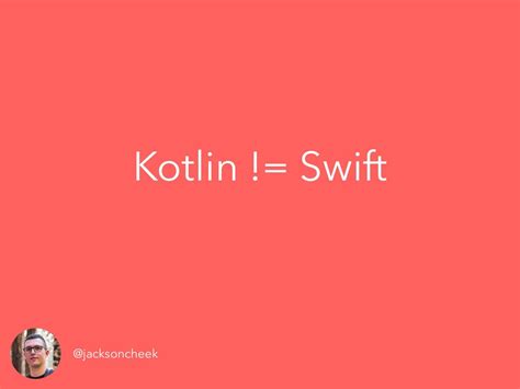 Kotlin Swift Speaker Deck