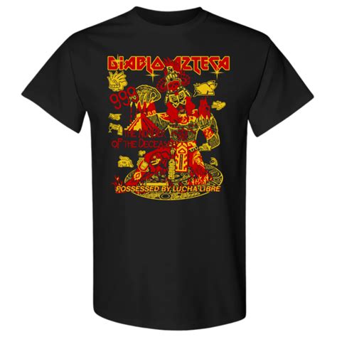 Diablo Azteca Diablo Azteca Possessed By Lucha Libre Shirt