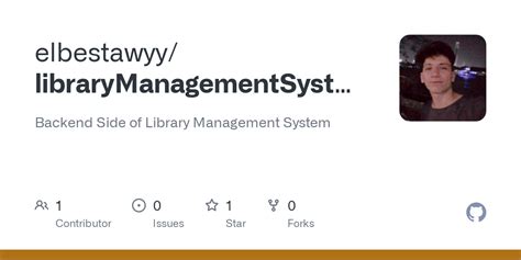 Github Elbestawyy Librarymanagementsystem Backend Side Of Library Management System