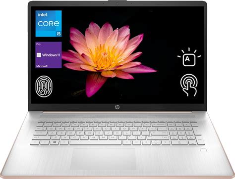 Amazon HP 2023 17t Premium Rose Gold Laptop 17 3 HD Touchscreen
