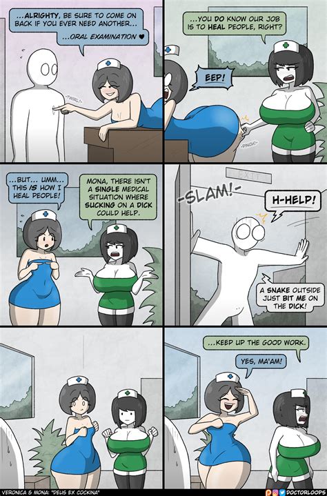 Veronica And Mona Deus Ex Cckina By Doctorloops On Deviantart
