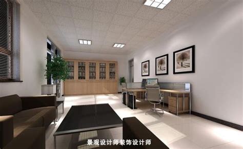 私人小办公室装修效果图 配图网