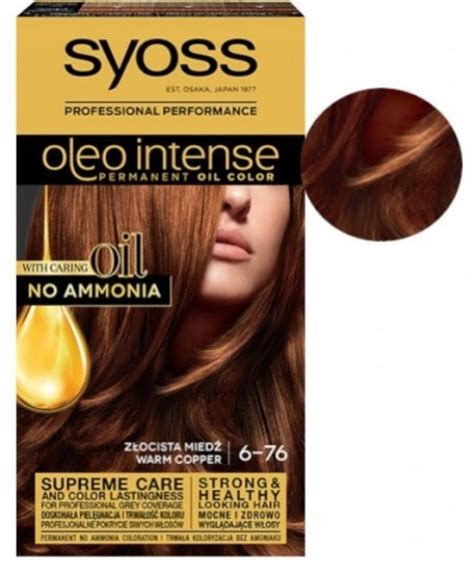 Syoss Farba Oleo Intense 6 76 Warm Copper MiedŹ 13377586263 Allegropl