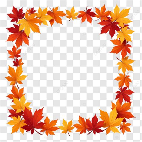 Autumn Leaves Frame Clipart Illustration Autumn Leaves Frame Leaves