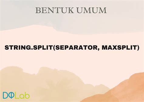 Simak Contoh Singkat Penggunaan String Split Python