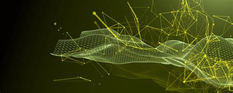 Polygonal Science Background With Connecting Dots And Lines Digital Data Visualization Stock