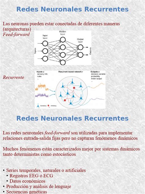 Clase Rnn 2022 Pdf Red Neuronal Artificial Neurona