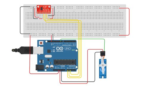 Circuit Design Accelerometer Tinkercad