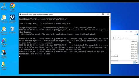 Execute A Rspec Test Script From Command Line Youtube