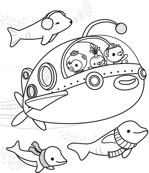 Octonauts Coloring Page