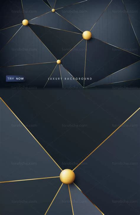 پس زمینه سرمه ای با خطوط طلایی گرافیک با طعم تربچه