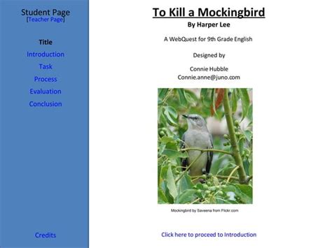 To Kill A Mockingbird Powerpoint Ppt
