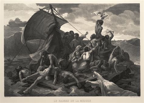Estampe Le Radeau De La Méduse Géricault · Librairie Boutique Du Louvre