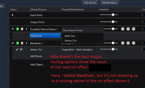 Output For Next Vst Not Showing Up Cantabile Community