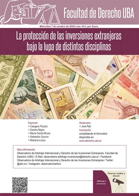 La Protección De Las Inversiones Extranjeras Bajo La Lupa De Distintas Disciplinas Facultad De