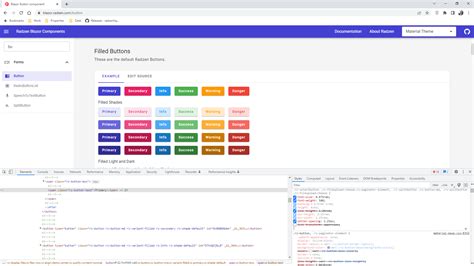 pascalcase or camelcase letters on buttons blazor server radzen