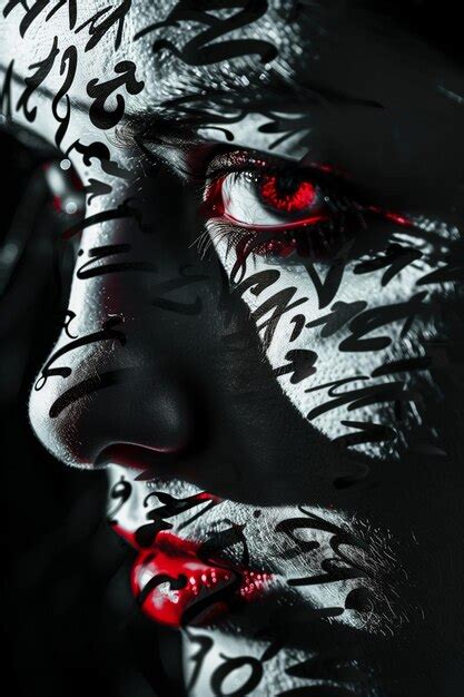 Creepy Look Face Red Images Free Download On Freepik