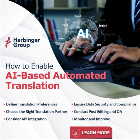 Harbinger Group On Linkedin Ai Automatedtranslation Aiautomation Apiintegration Datasecurity