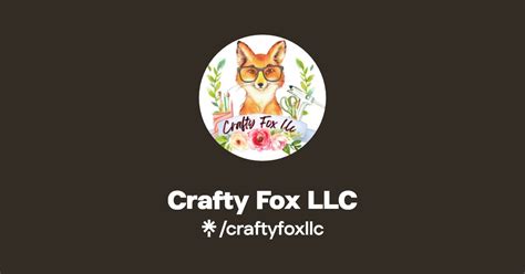 Crafty Fox LLC Instagram Facebook Linktree