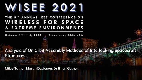 Analysis Of On Orbit Assembly Methods Of Interlocking Spacecraft