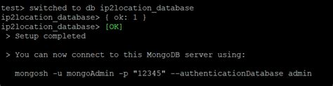 how to connect ip2location mongodb docker in debian container