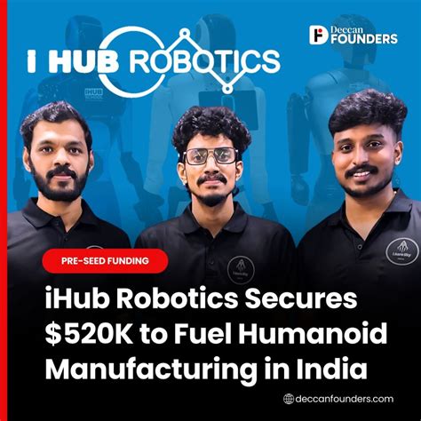 Ihub Robotics Raises 520k For Humanoid Robots In Kerala Deccan