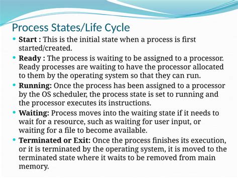 Unit 1 Process Management Operating System Pptx