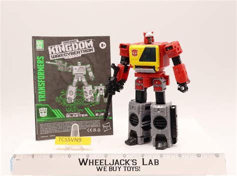 Blaster 100 Complete Transformers Kingdom War For Cybertron 2021