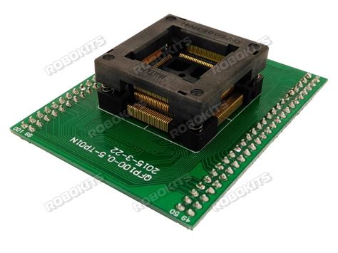 Programming Socket For QFP TQFP FQFP To Pin Breakout With X Mm IC Width And Mm