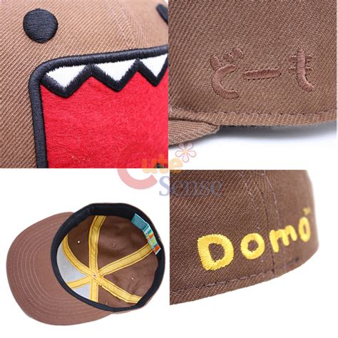Domo Kun Flat Bill Cap Hat Canvas Licensed Us Lxl Ebay