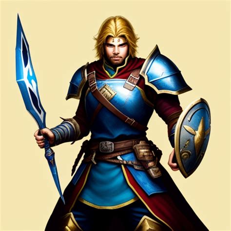 Image Convertion Warrior Hero Class