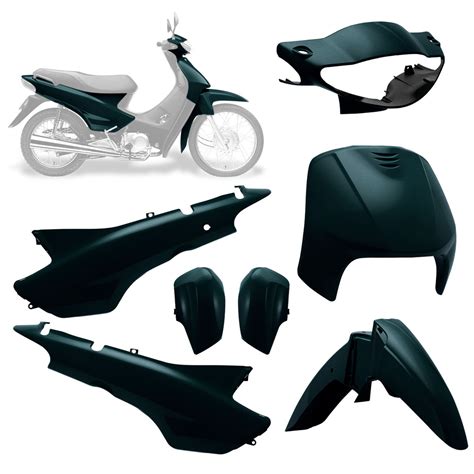 Kit Plásticos Carenagem Moto Honda Biz 100 De 1998 A 2005 Com Nfe E