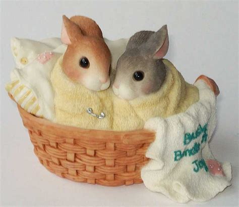 Adorable Twins In Laundry Basket Cherished Teddies