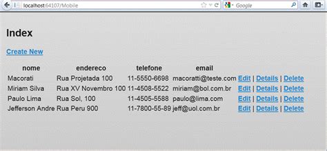 Asp Net Criando Uma Aplicação Mvc4 Mobile Com Entity Framework Imasters
